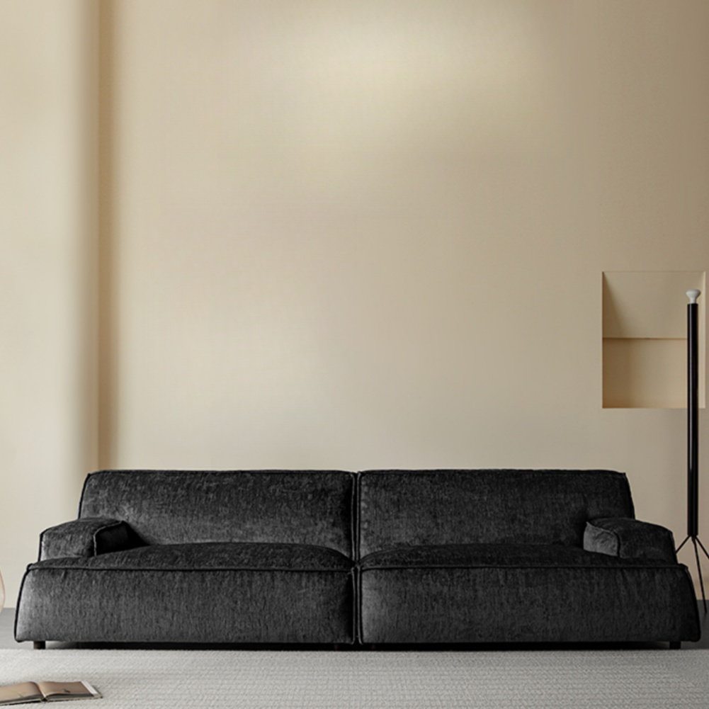 Ebern Designs Simple Damascus Straight Living Sofa | Wayfair