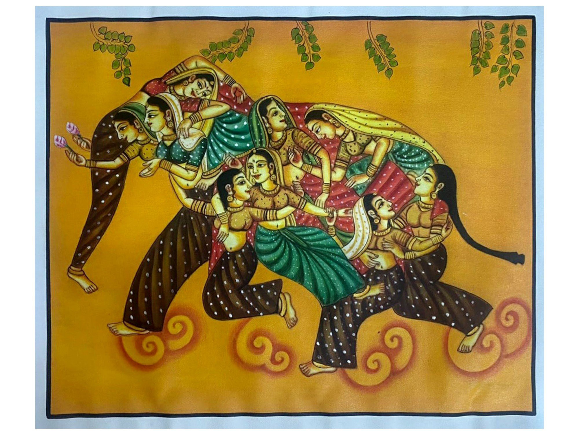 Exotic India Nari-Kunjar | Oil Painting on Canvas | Painting by Jagriti ...