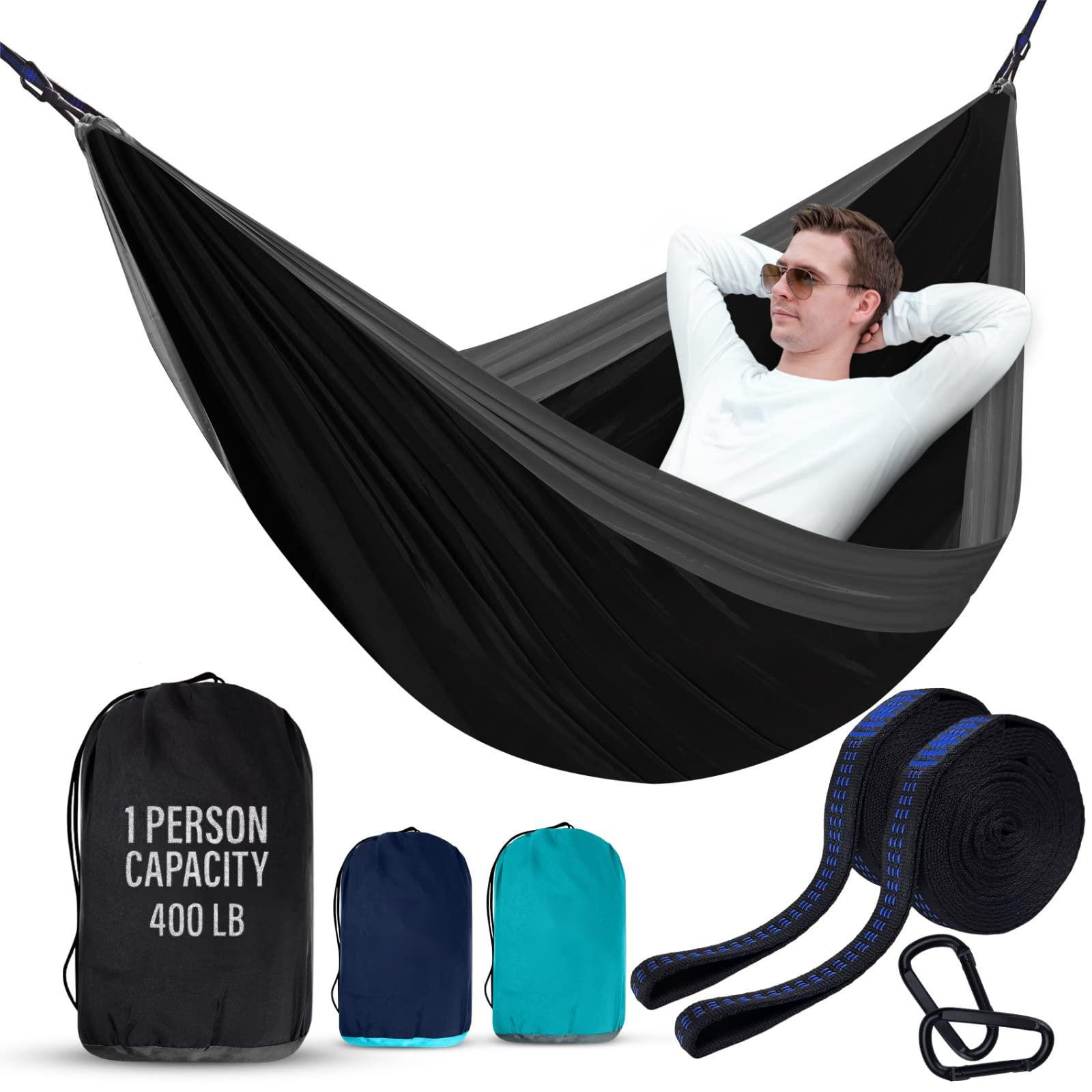 Arlmont & Co. Camping Hammock - Durable Hammock Double Or Single ...