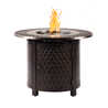 Lark Manor™ Delrick Round 34 In. X 34 In. Aluminum Propane Fire Pit ...