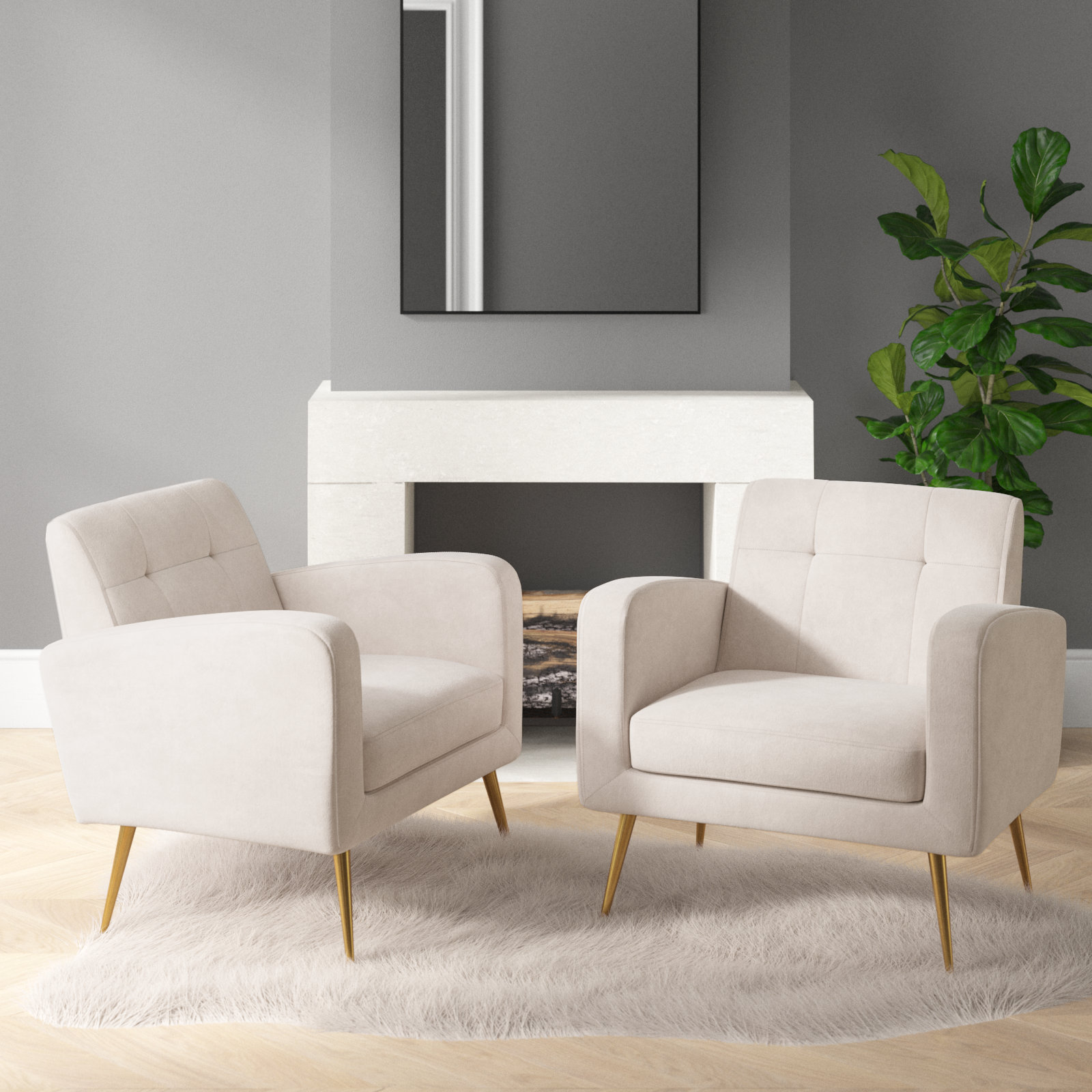 Wade Logan® Alixon 73.66Cm Wide Armchair & Reviews | Wayfair