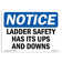 SignMission OSHA Notice - Ladder Safety Has Its Ups And Downs Sign ...