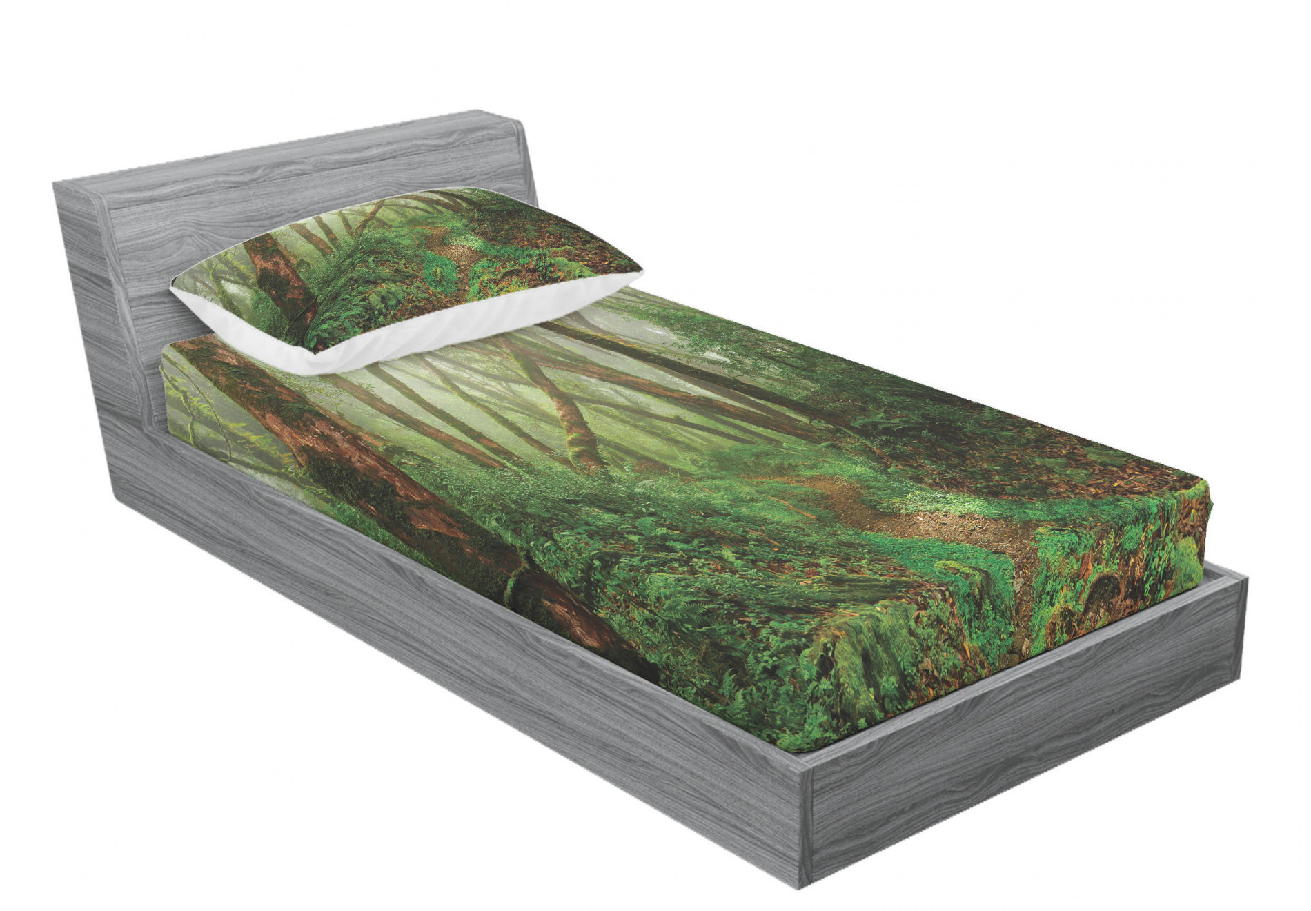 Ambesonne Forest Sheet Set | Wayfair
