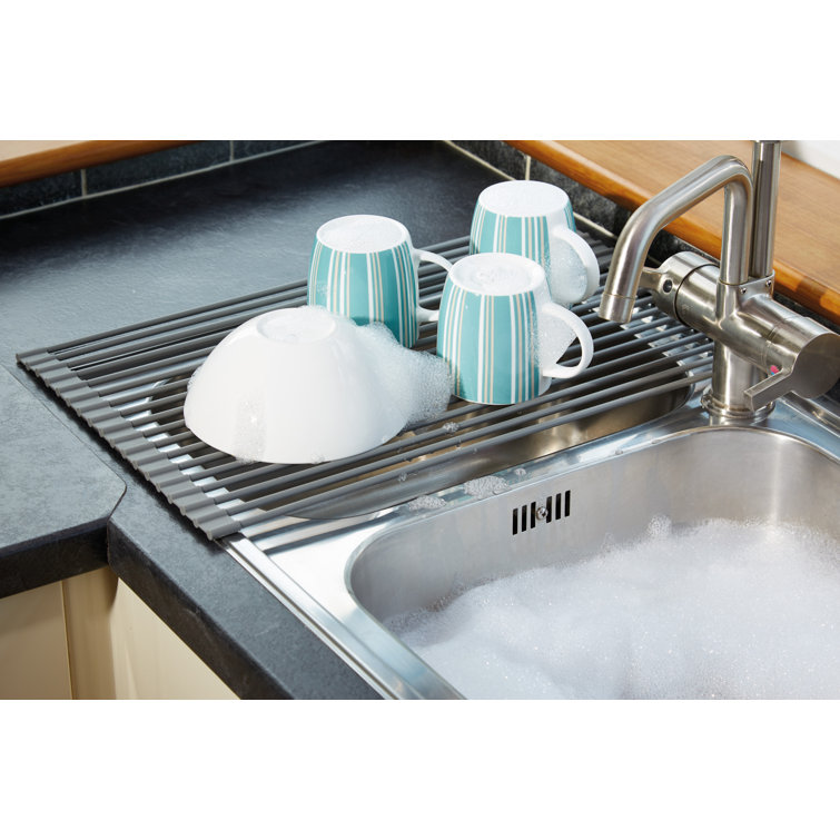 KitchenCraft Roll Up Metal Draining Rack | Wayfair.co.uk