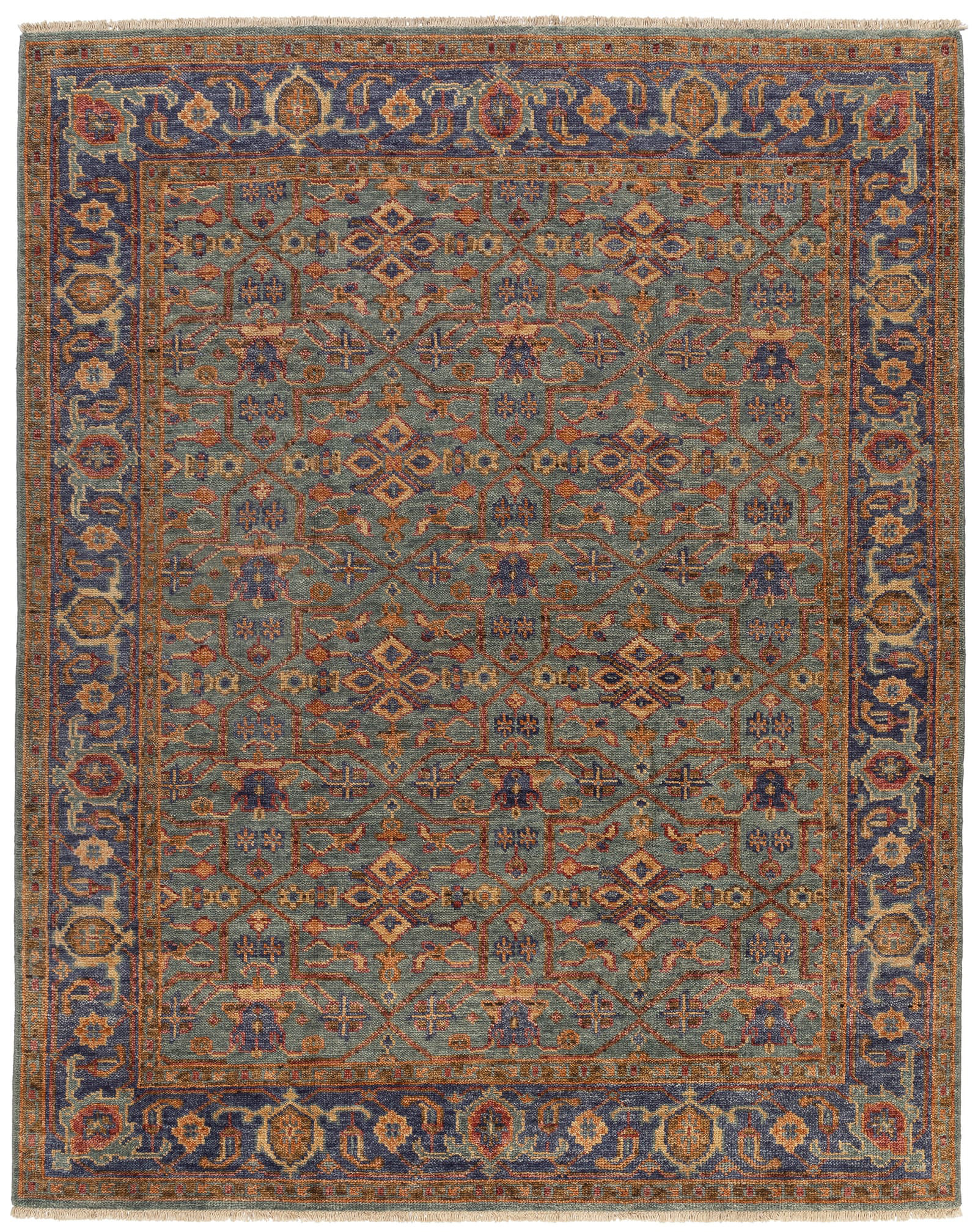 Tufenkian Rock My Classics Persian Lattice Paprika Area Rug | Perigold