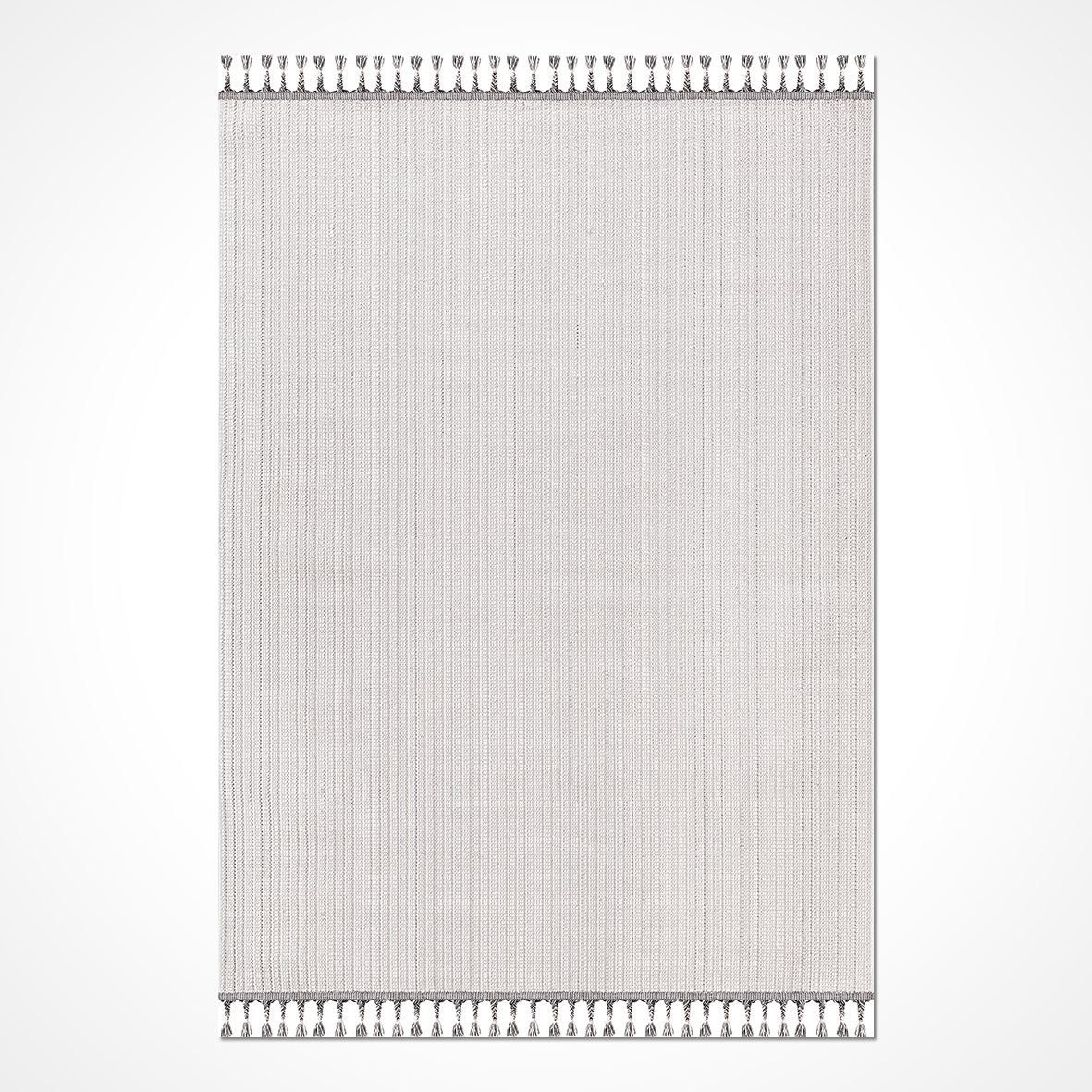 Ebern Designs Modern Beige Machine Washable Non-Slip Area Rug | Wayfair