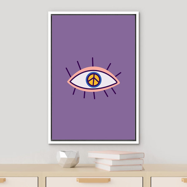 IDEA4WALL Bright Preppy Animals Peace Symbol Illuminati Pastel Eye Kids ...
