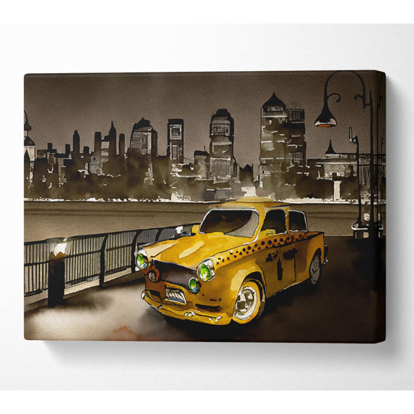 ClassicLiving Retro Taxi NYC - Wrapped Canvas Art Prints | Wayfair.co.uk