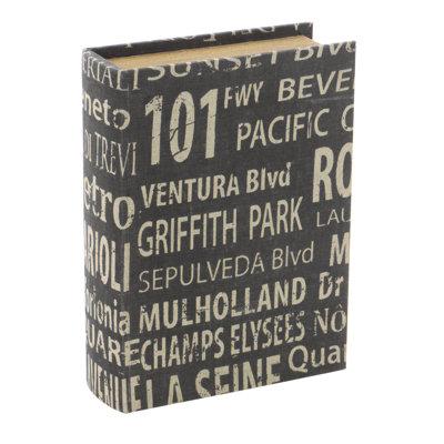 Lark Manor Akeal Leather Book Box & Reviews | Wayfair