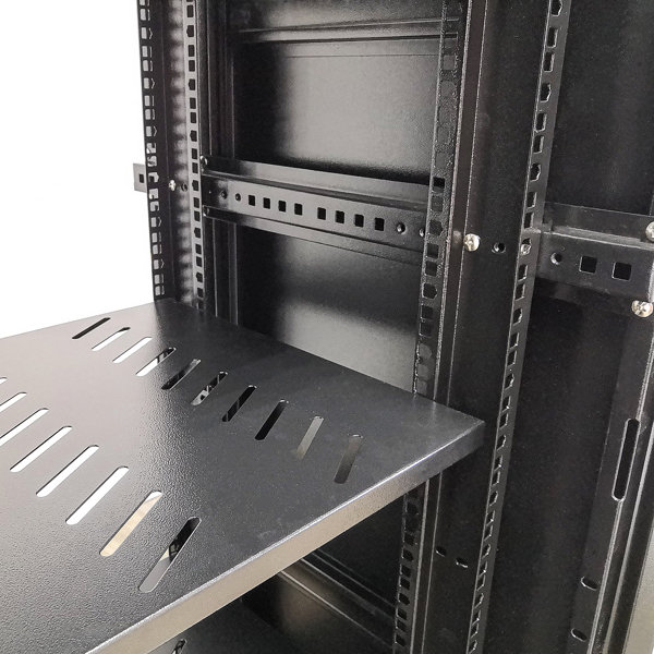 Inbox Zero Server AV Cabinet Audio Video Equipment Rack Lock Keys Metal ...