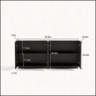 Wrought Studio™ Modern Stylish Design Sideboard Buffet, 4 Doors Accent ...