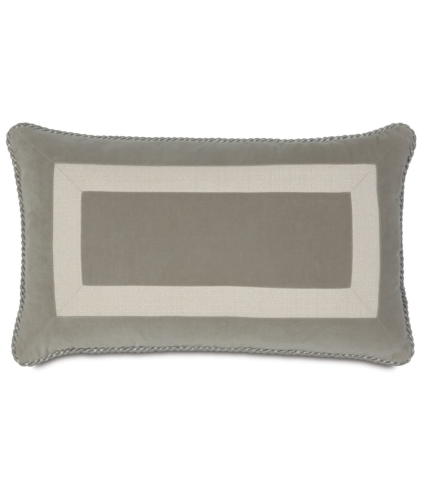 Eastern Accents Rayland Jackson Heather Border Collage Pillow Cover ...