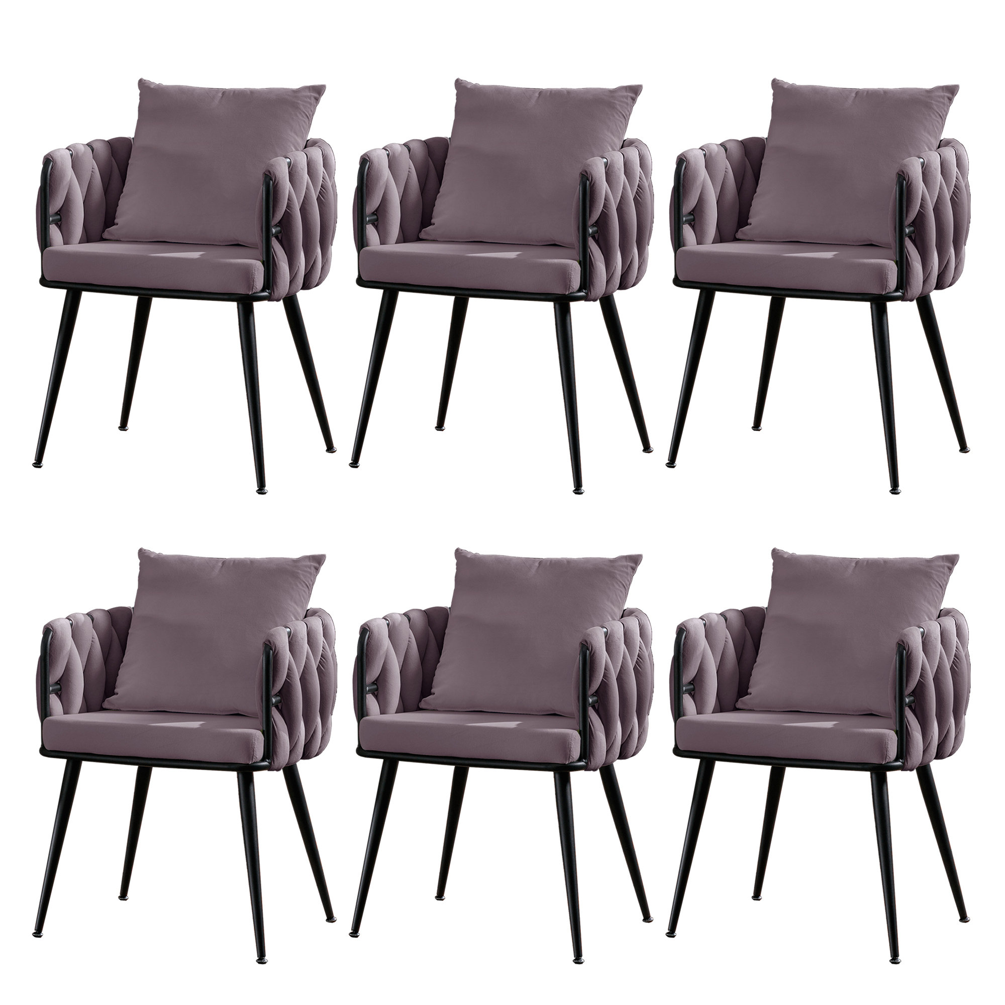 Corrigan Studio® Lazarre Velvet Upholstered Back Arm Chair | Wayfair