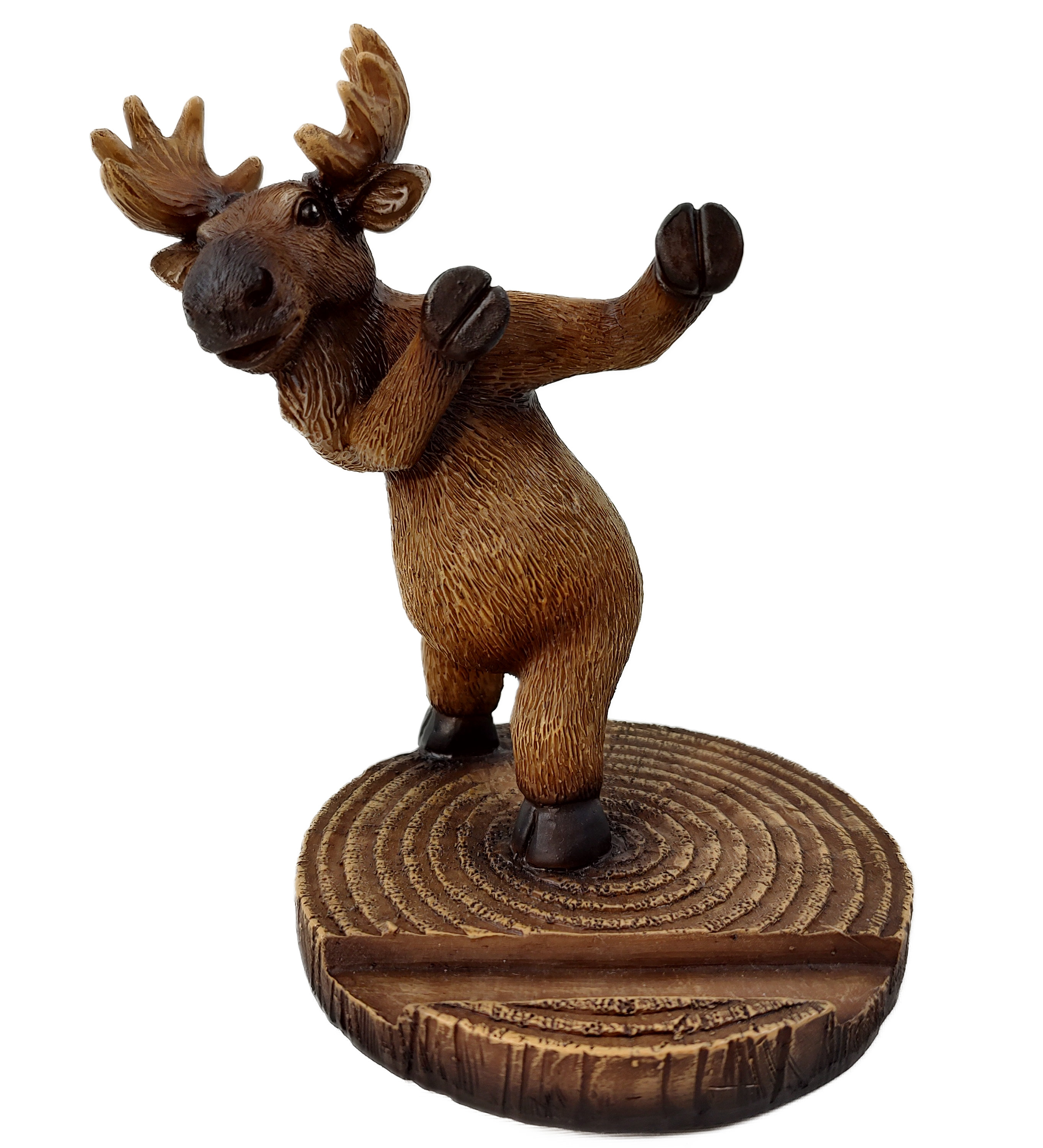 De Leon Collections Peeking Moose Figurine Woodland Forest Rustic ...