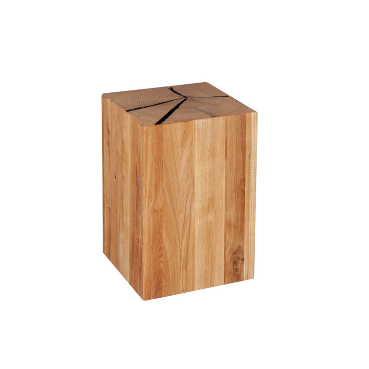Union Rustic Dallastown Unfinished Solid Wood Accent Stool | Wayfair.co.uk