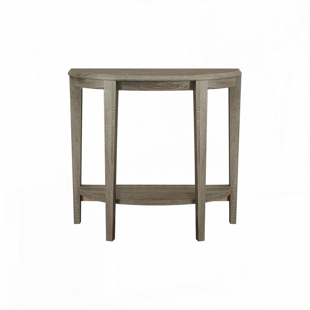 Latitude Run® Half Moon Wood Console Table With Floor | Wayfair