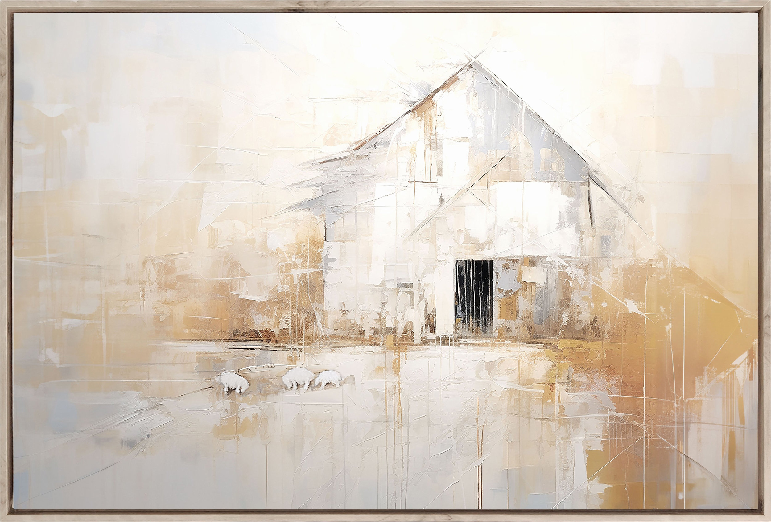 Ophelia & Co. Barnside Serenity Canvas Wall Art | Wayfair