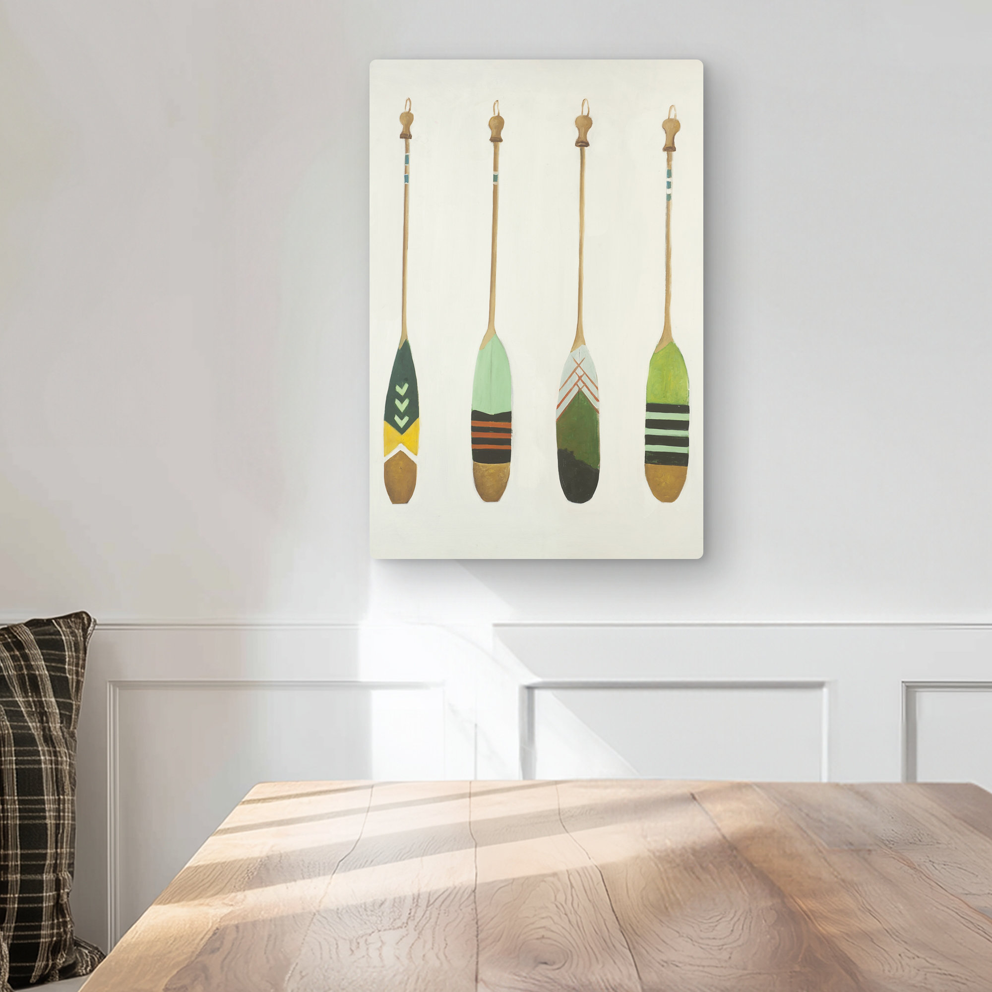 Begin Edition International Inc. Colorful Nautical Oars - Beige ...