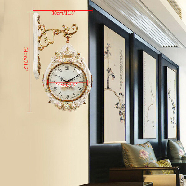 YXSUN Luxury European Design Wall Mounted Clock | Wayfair