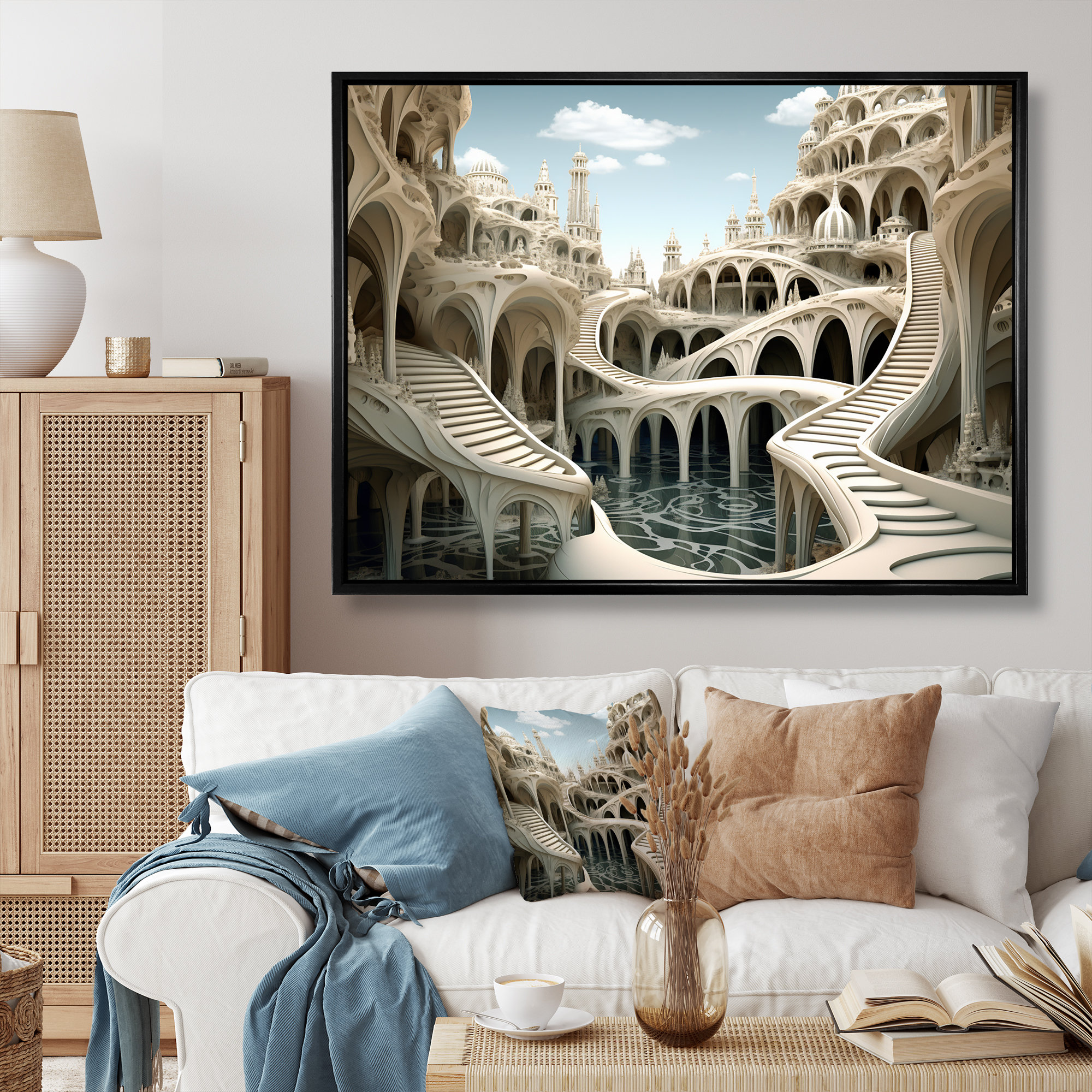 Latitude Run® Dreamscape Surreal Fractal Fantasy V - Surrealism Wall ...
