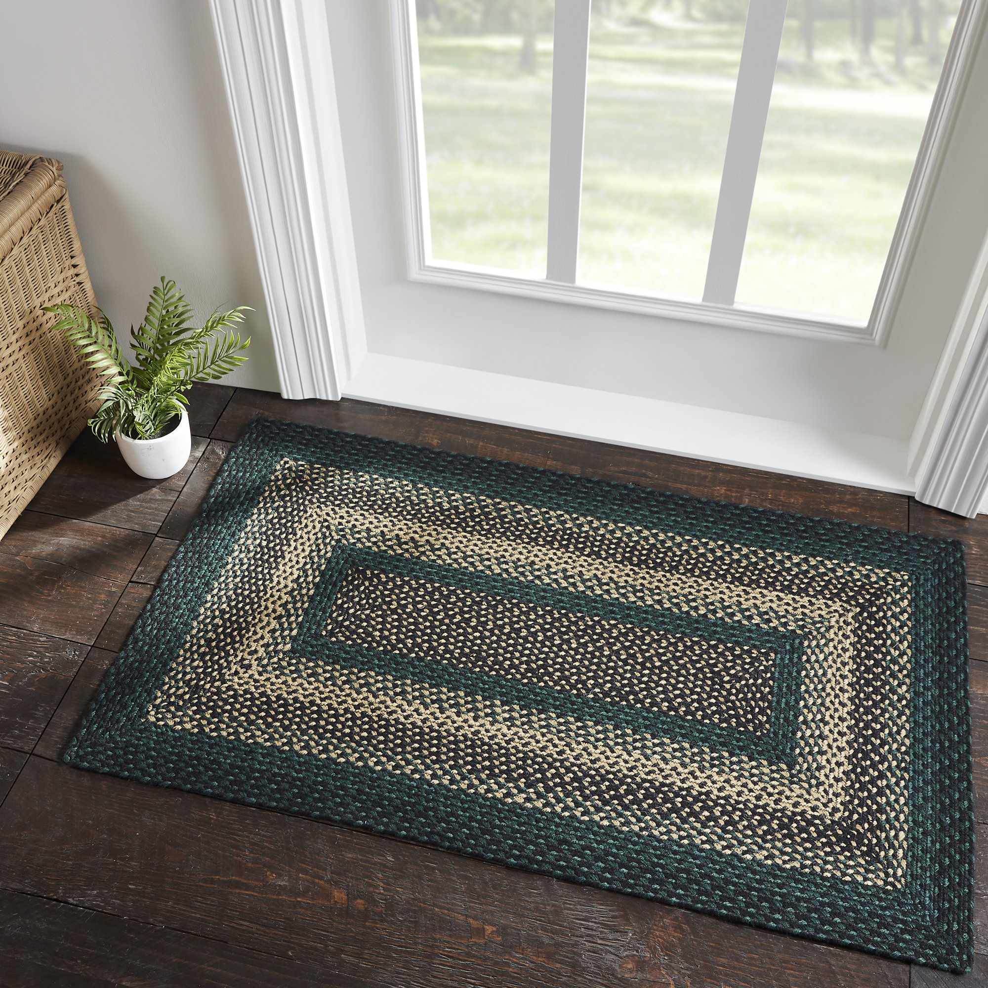 August Grove Pine Grove Jute Rug W/ Pad - Wayfair Canada