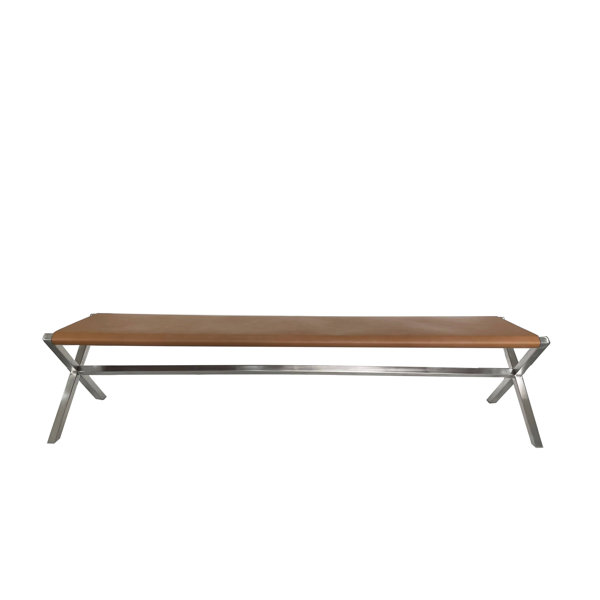 Joss & Main Allurine Stainless Steel Bench - Wayfair Canada