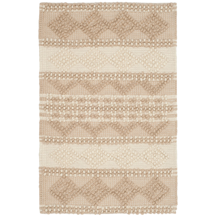 Dakota Fields Winchester Geometric Hand-Woven Flatweave Wool/Cotton ...