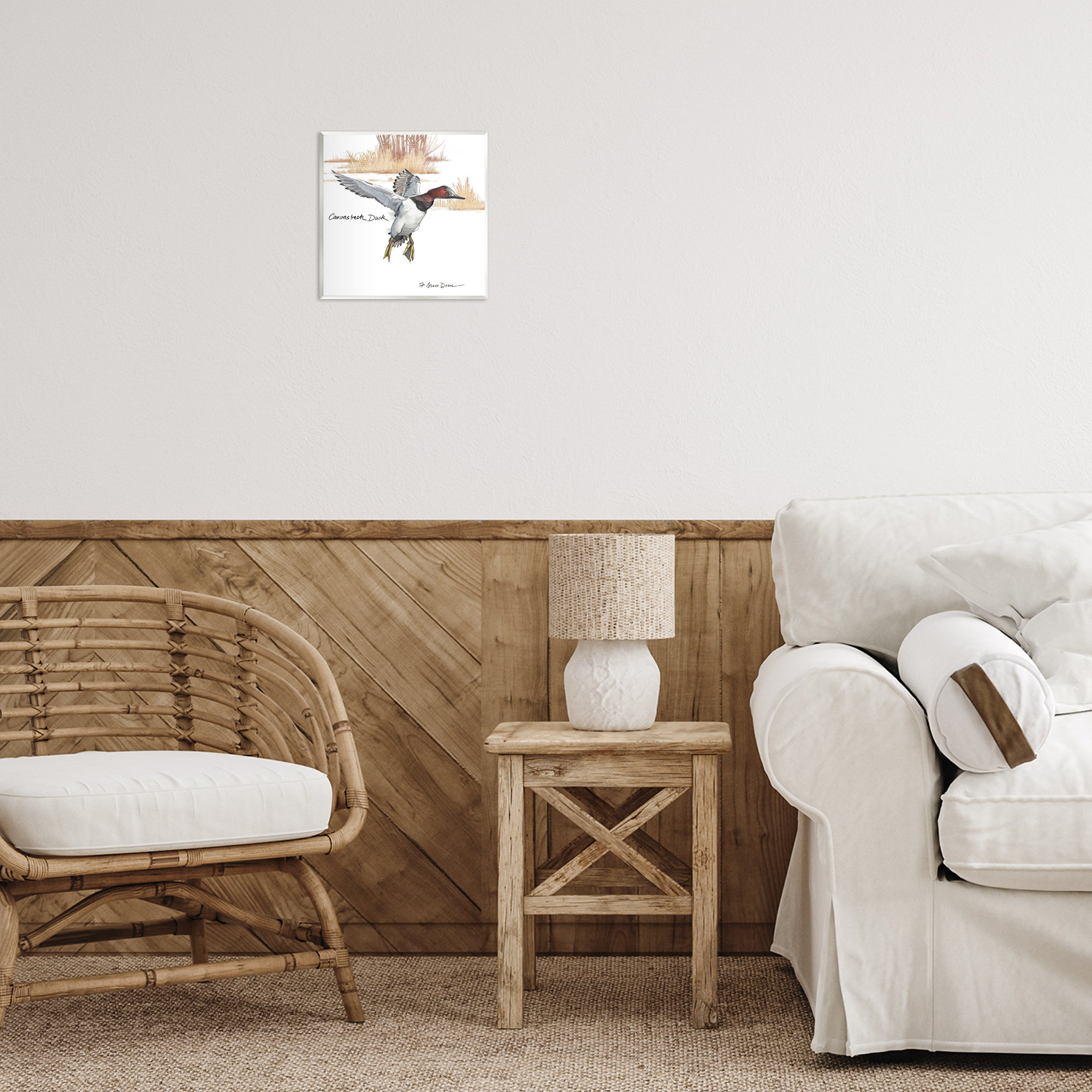 Breakwater Bay Canvasback Duck Flying Wall Plaque Art by Jadei Graphics ...