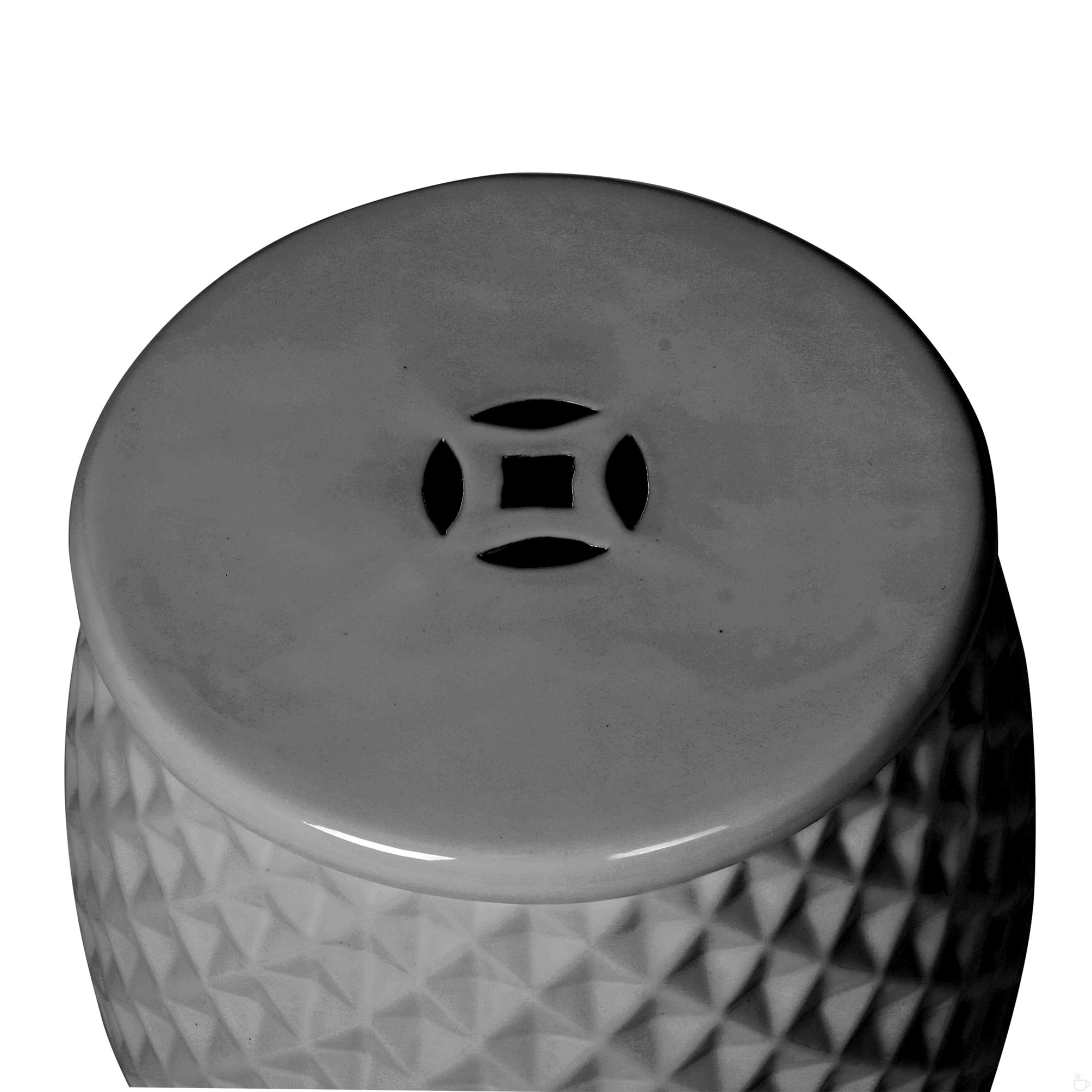 Ivy Bronx Ceramic Drum Stool - Accent Garden Stool | Wayfair