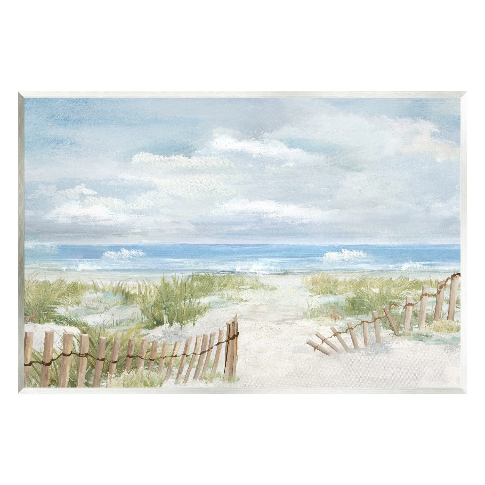 Stupell Industries Bb-364-Wood On The Island Landscape On MDF by Carson ...