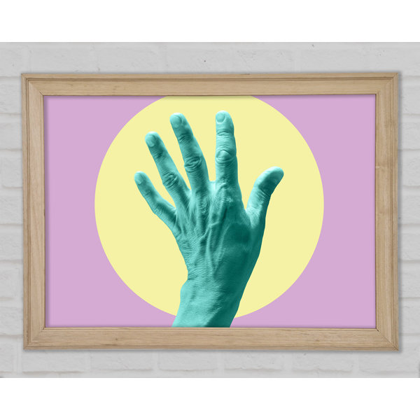 Rosalind Wheeler Green Hand - Single Picture Frame Print | Wayfair.co.uk