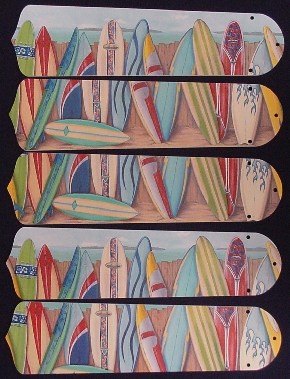 Ceiling Fan Designers Hawaiian Surfboards 21” Ceiling Fan Blades ...