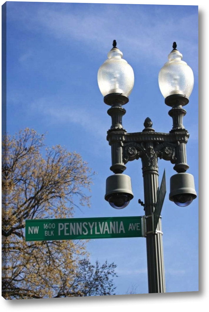 Winston Porter Washington, DC Historic Pennsylvania Ave Sign by Dennis ...