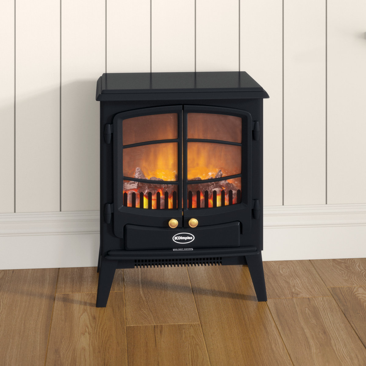 Dimplex Tango Optiflame Electric Fire Stove with 2kW heater, 44 cm W ...