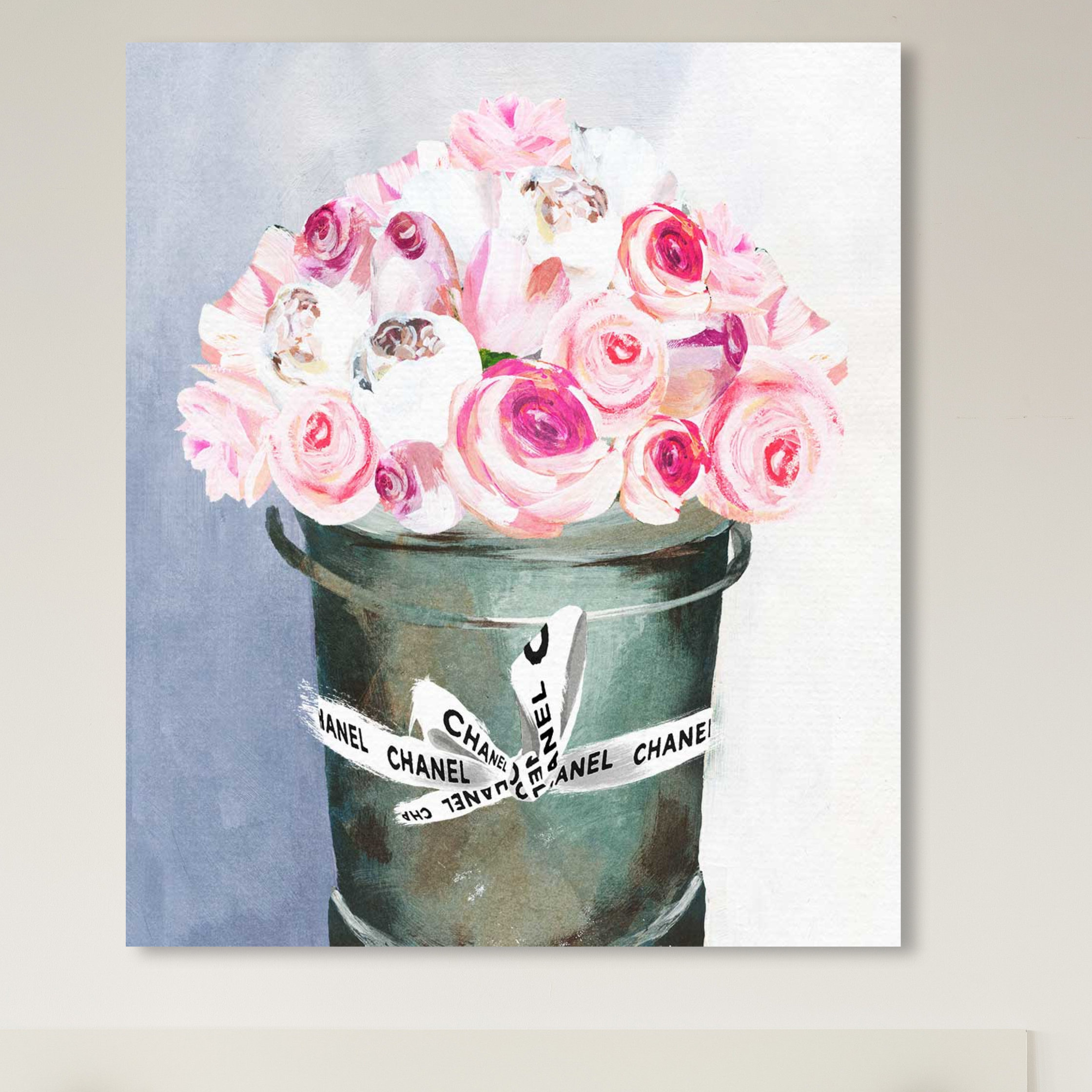 Oliver Gal Prints Bucket Full of Scent - Wrapped Canvas Painting | Wayfair