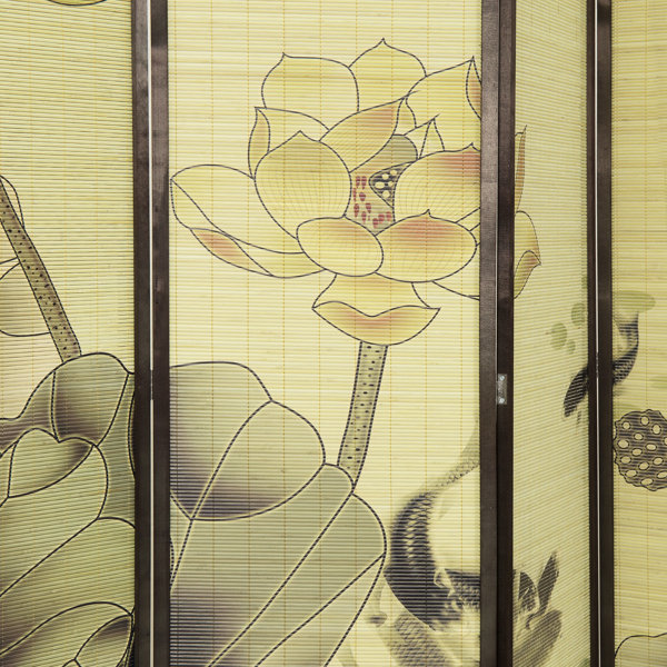 Red Barrel Studio® 6-Panel 114" Chinese Flower Room Divider & Reviews ...