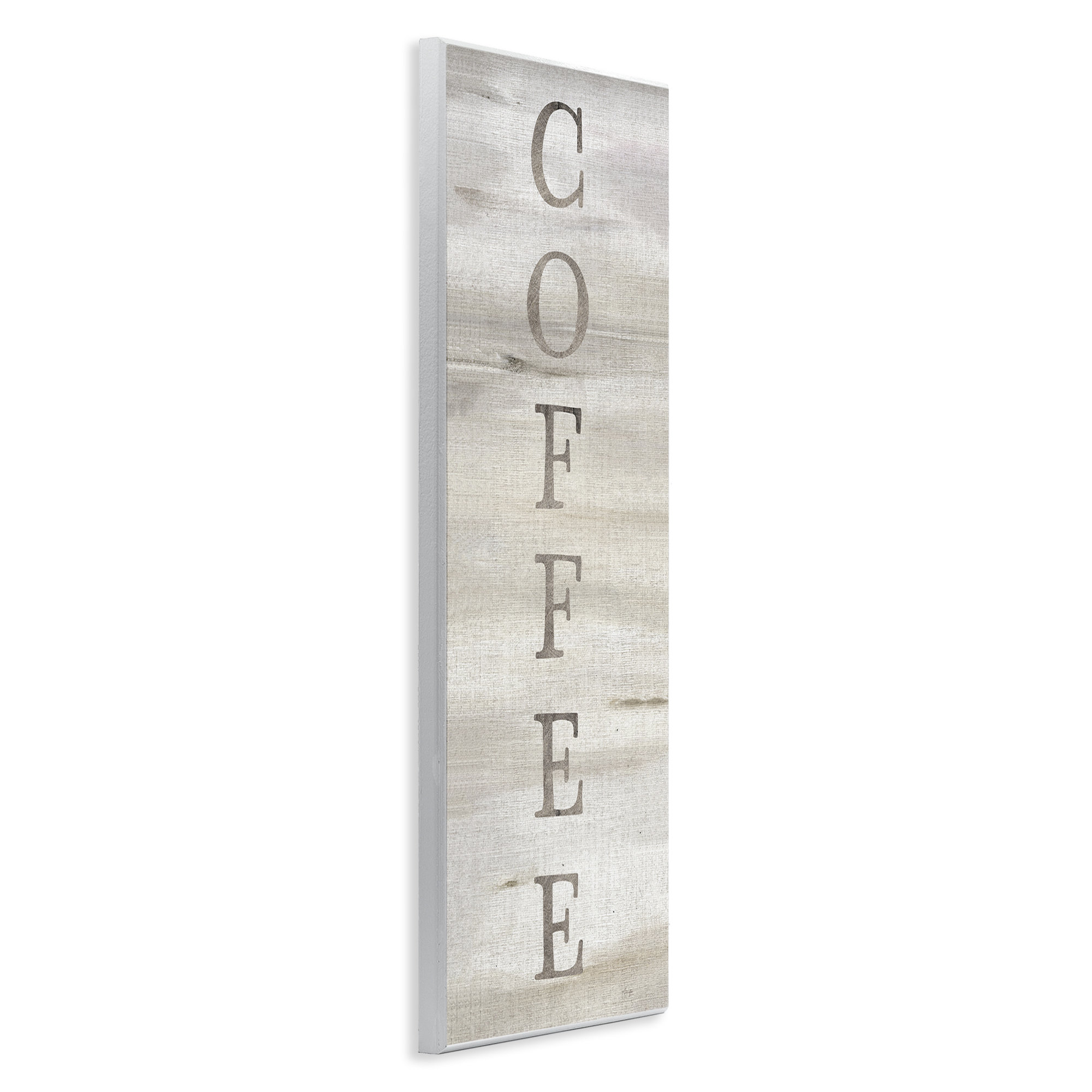 Stupell Industries Rustic Vertical Coffee Wall Plaque Art by Yass ...