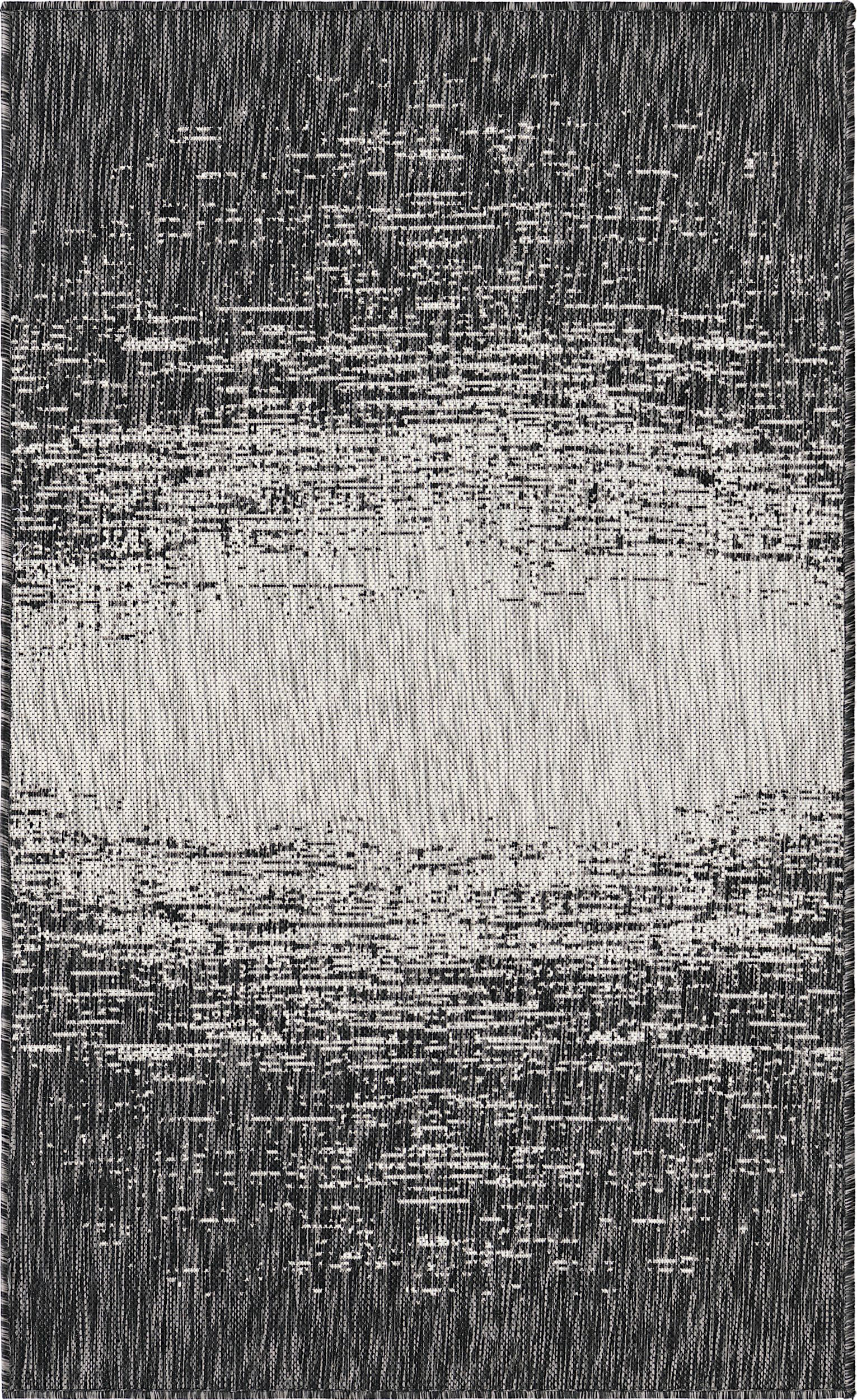 Orren Ellis Sunni Abstract Area Rug in Char - Wayfair Canada