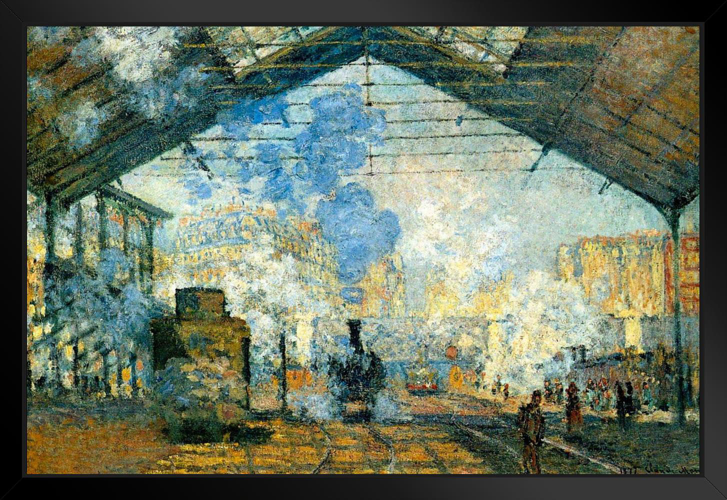 Vault W Artwork " Claude Monet La Gare Saint Lazare Impressionist Art ...