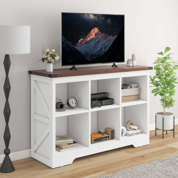 Gracie Oaks Gebrael 2-Tier Open Shelf Bookcase, 6/8-Cube Storage ...