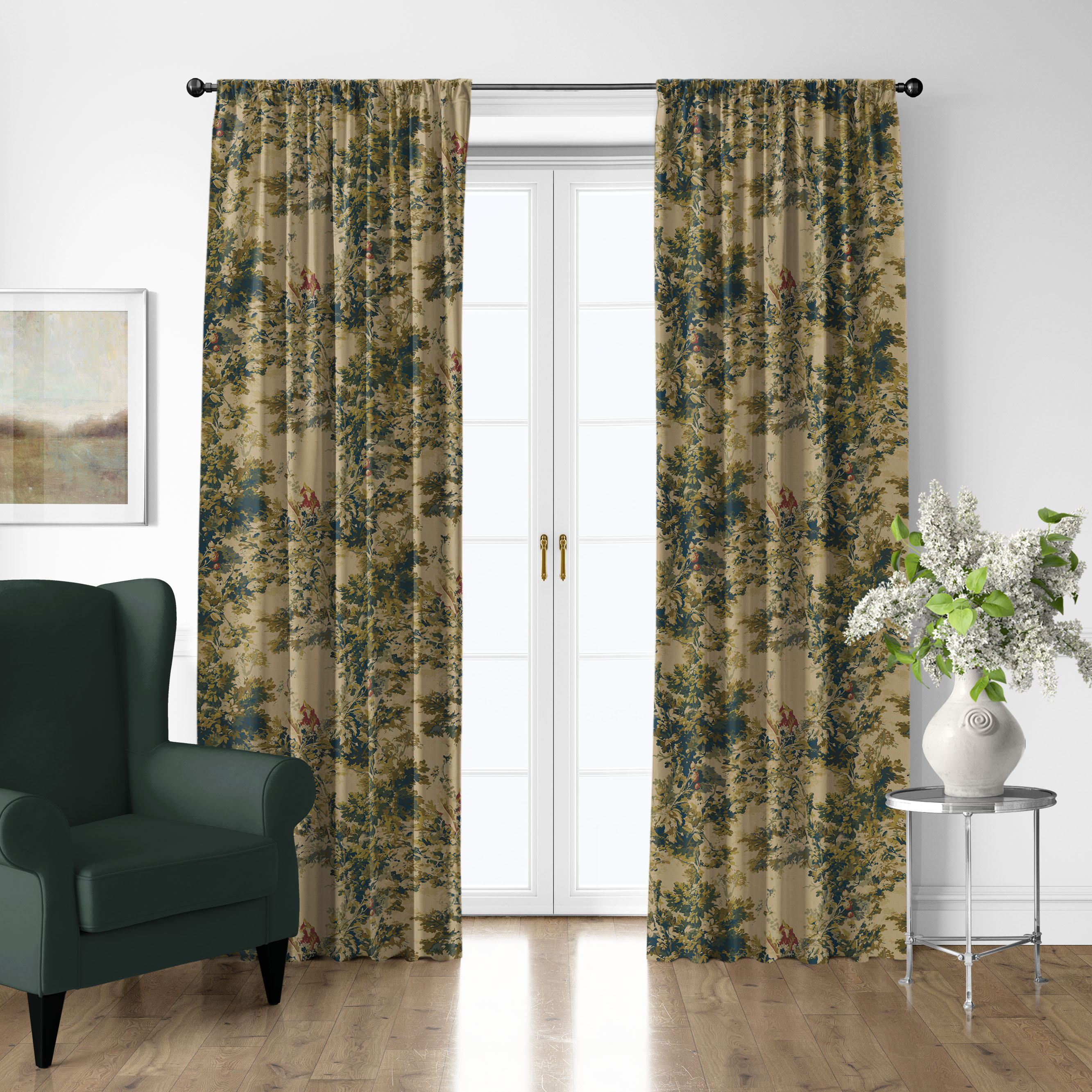 6ix Tailors Fine Linens Dolce Empire Cotton Simple Top Pocket Drapery ...