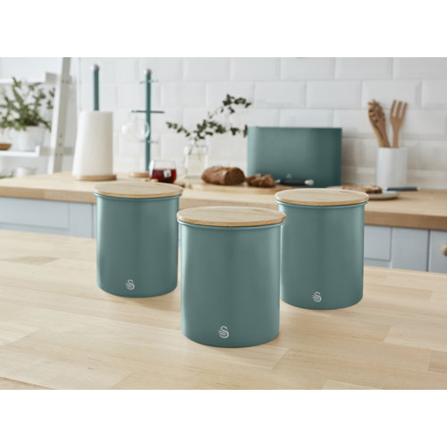 Swan Canister - Set of 3 & Reviews | Wayfair.co.uk