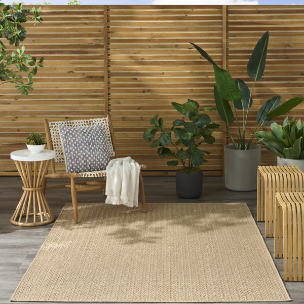 Gracie Oaks Cantara Taupe Outdoor Rug - Wayfair Canada