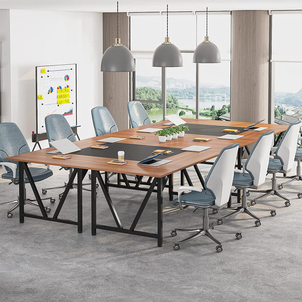 Inbox Zero Modern 6FT Rectangular Conference Table | Wayfair