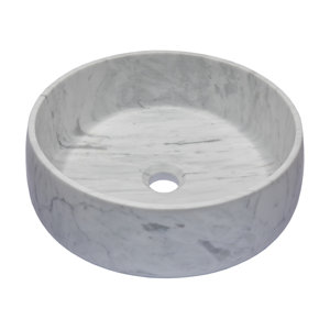 EdenBath Eden Bath 16'' Stone Circular Bathroom Sink | Wayfair