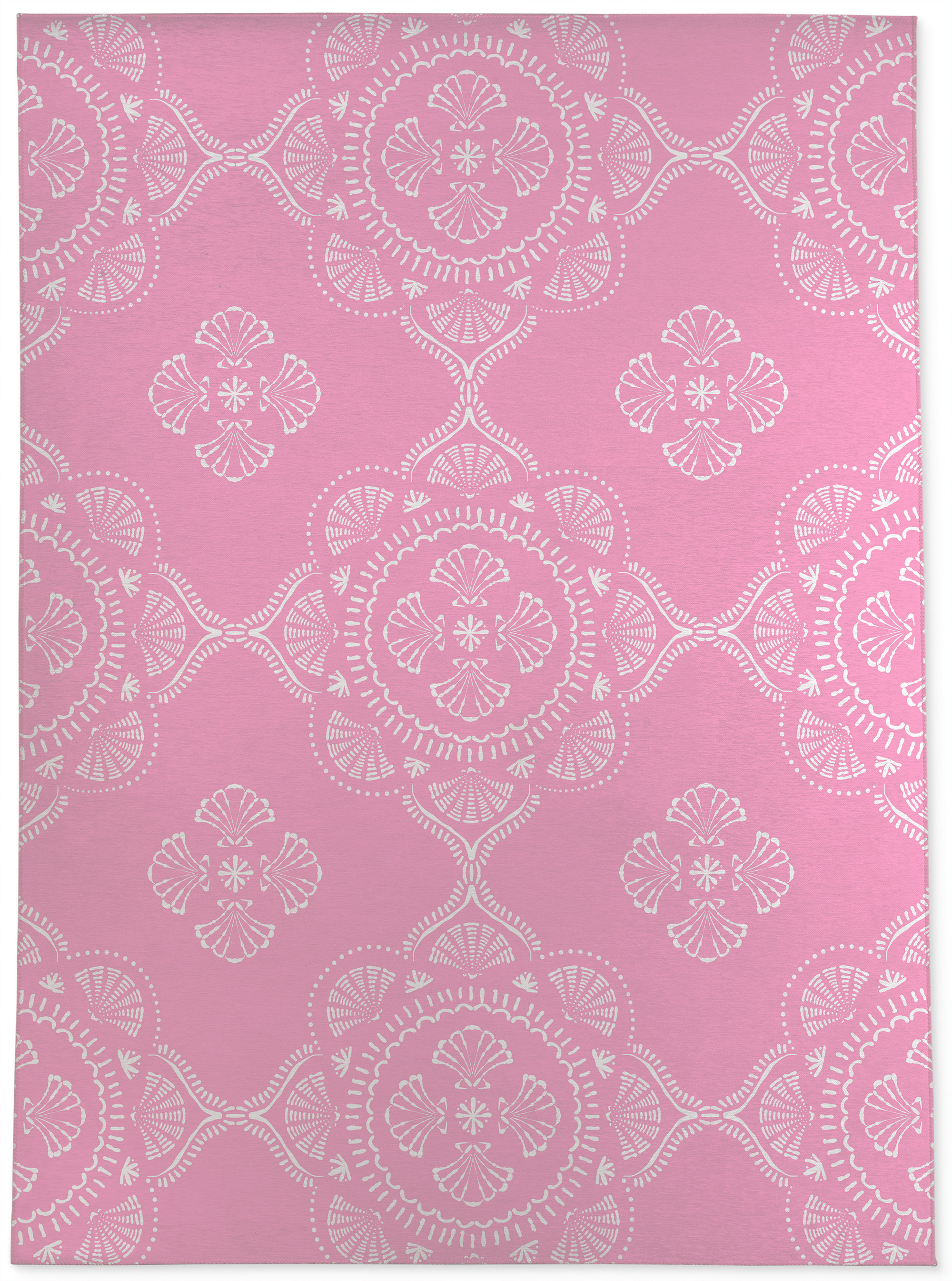 Bungalow Rose BOHO SHELL PINK Area Rug | Wayfair
