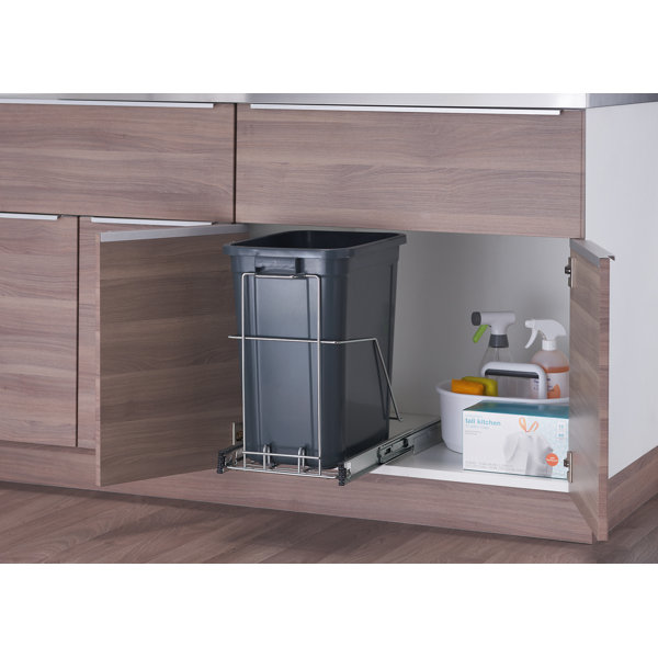 Trinity TRINITY PRO EcoStorage 25 Gal. Chrome Steel Wire in Cabinet ...