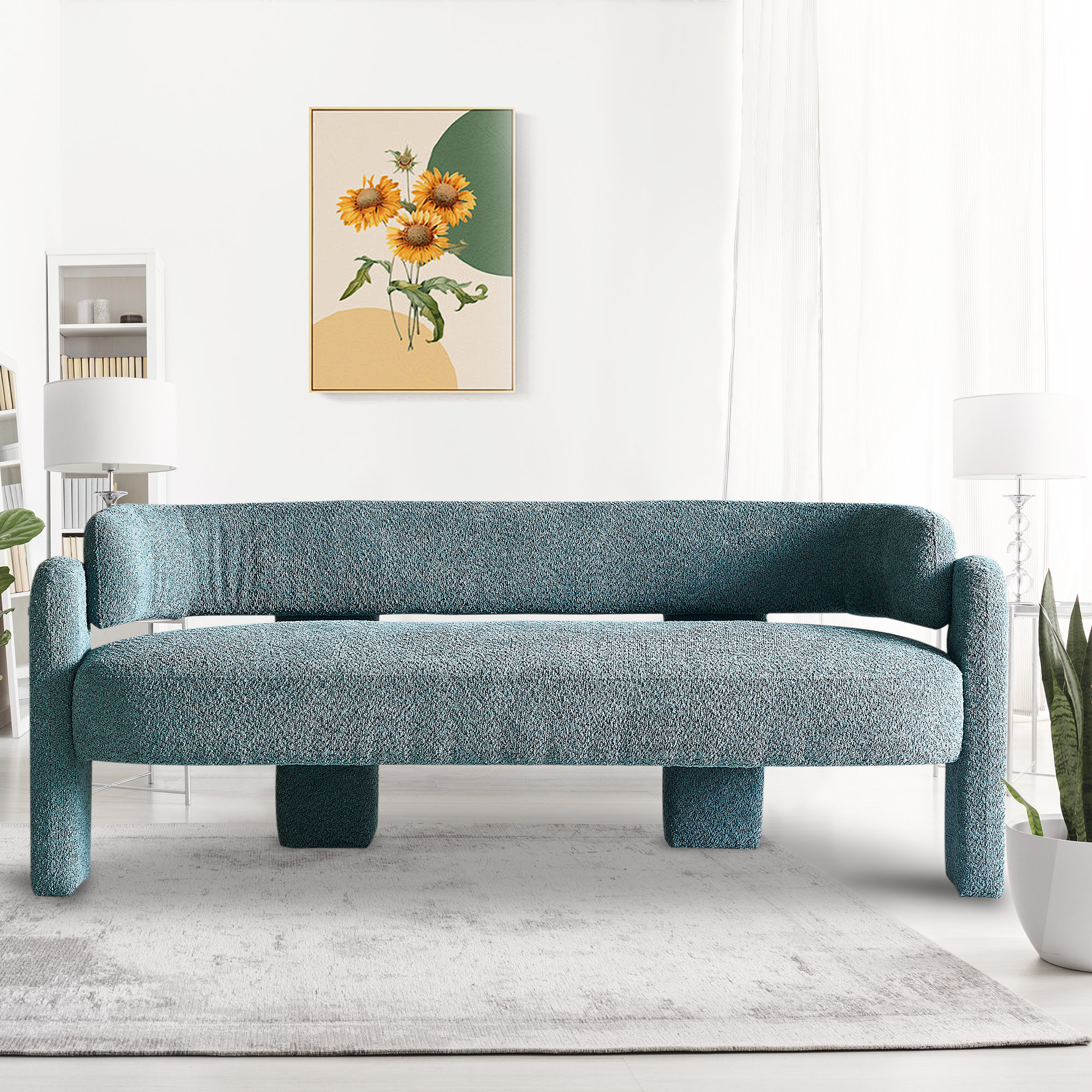 Ivy Bronx Jayna 75.59" Wide Round Arm Upholstered Sofa & Reviews | Wayfair