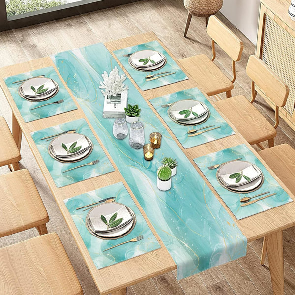 Orren Ellis Akikaze Dining Linens - Set of 7 | Wayfair