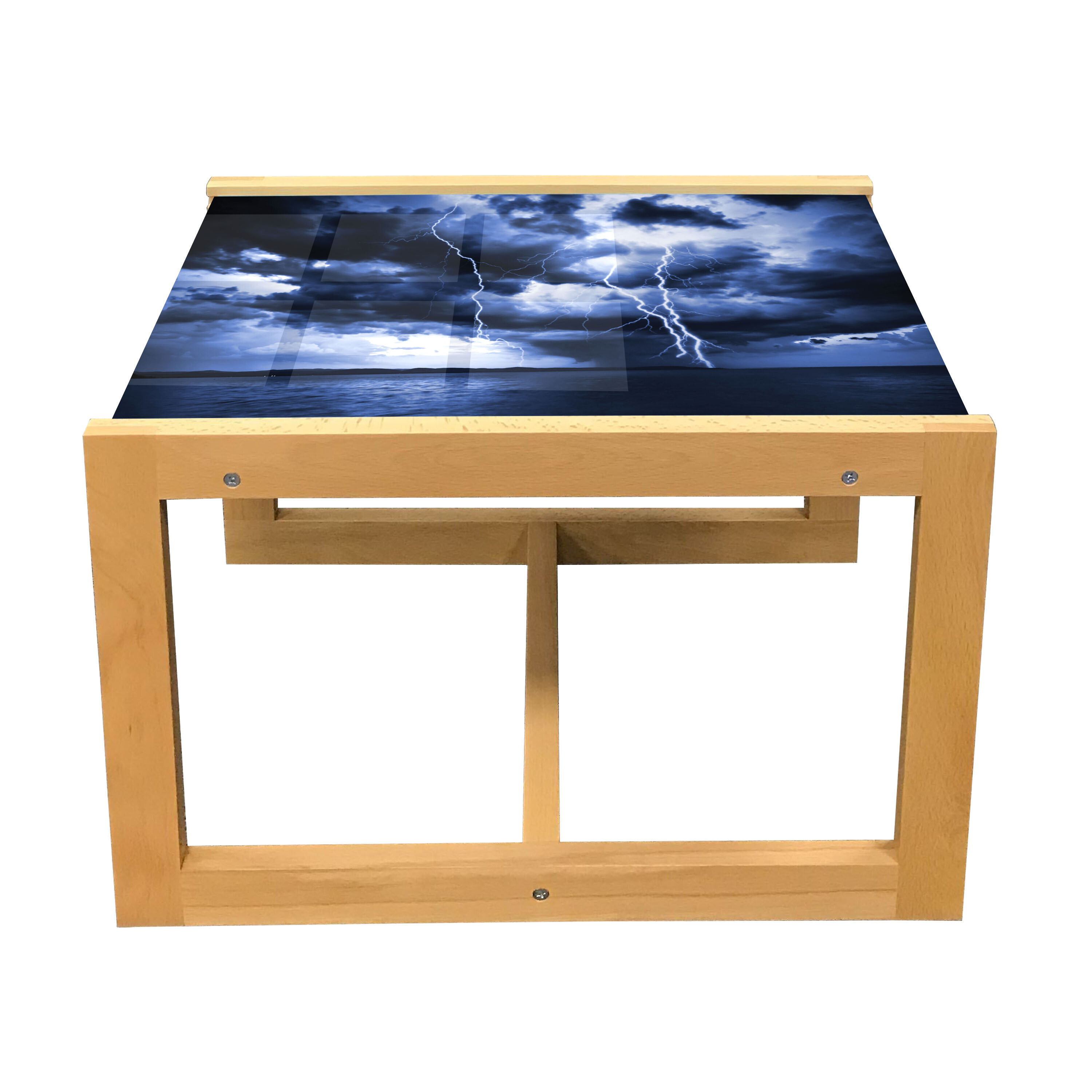 East Urban Home Nature Coffee Table, Majestic Sky View With Huge Rain ...
